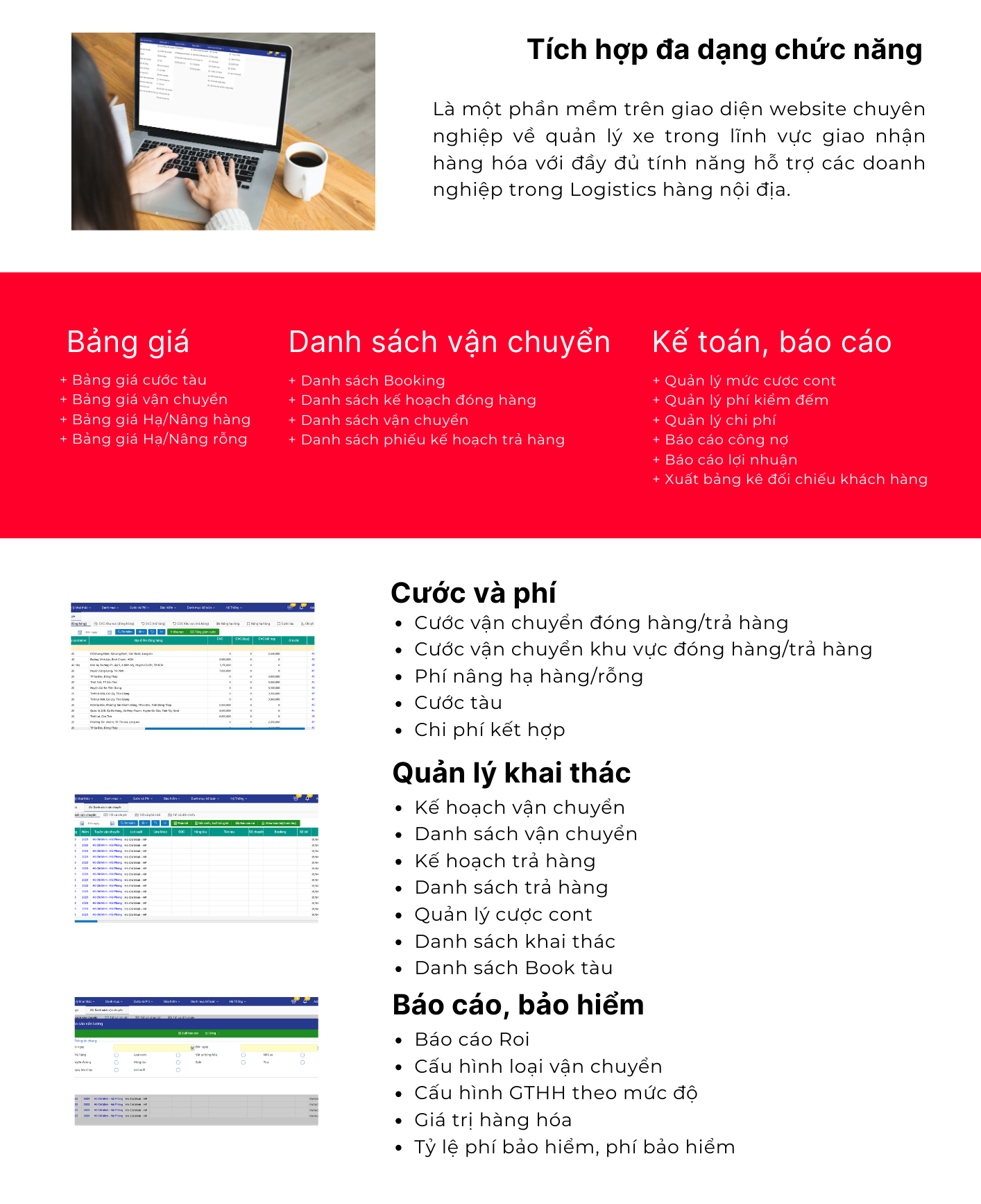 PHẦN MỀM VẬN TẢI NỘI ĐỊA | Phần mềm Logistics & Forwarder | FAST PRO ...